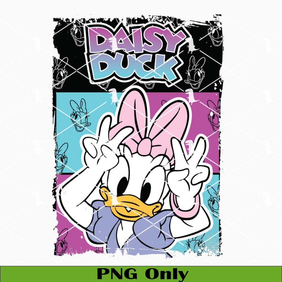 Miss Duck PNG, Duck Peace Sign Hand PNG, Magical Kingdom PNG File - Etsy