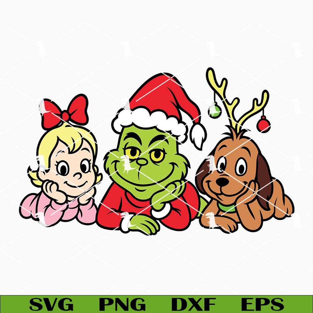 Green Monster Christmas Svg Png, Christmas Squad Svg, Holiday Season ...