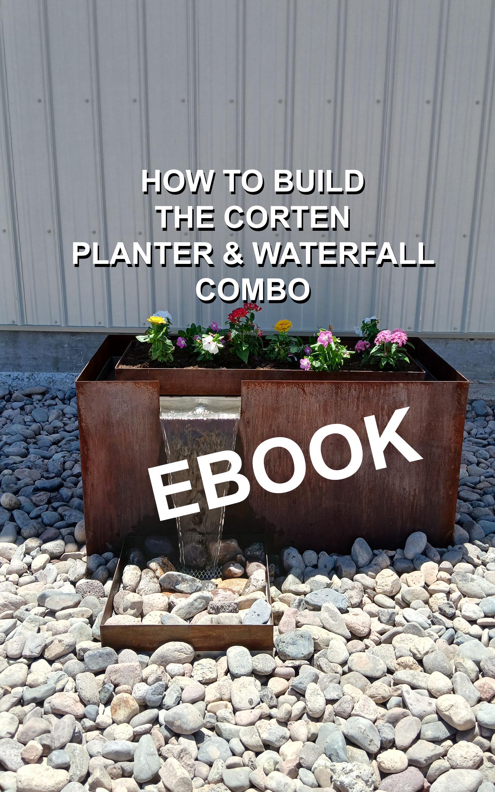 How to Build A Corten Planter Waterfall Combo - Etsy
