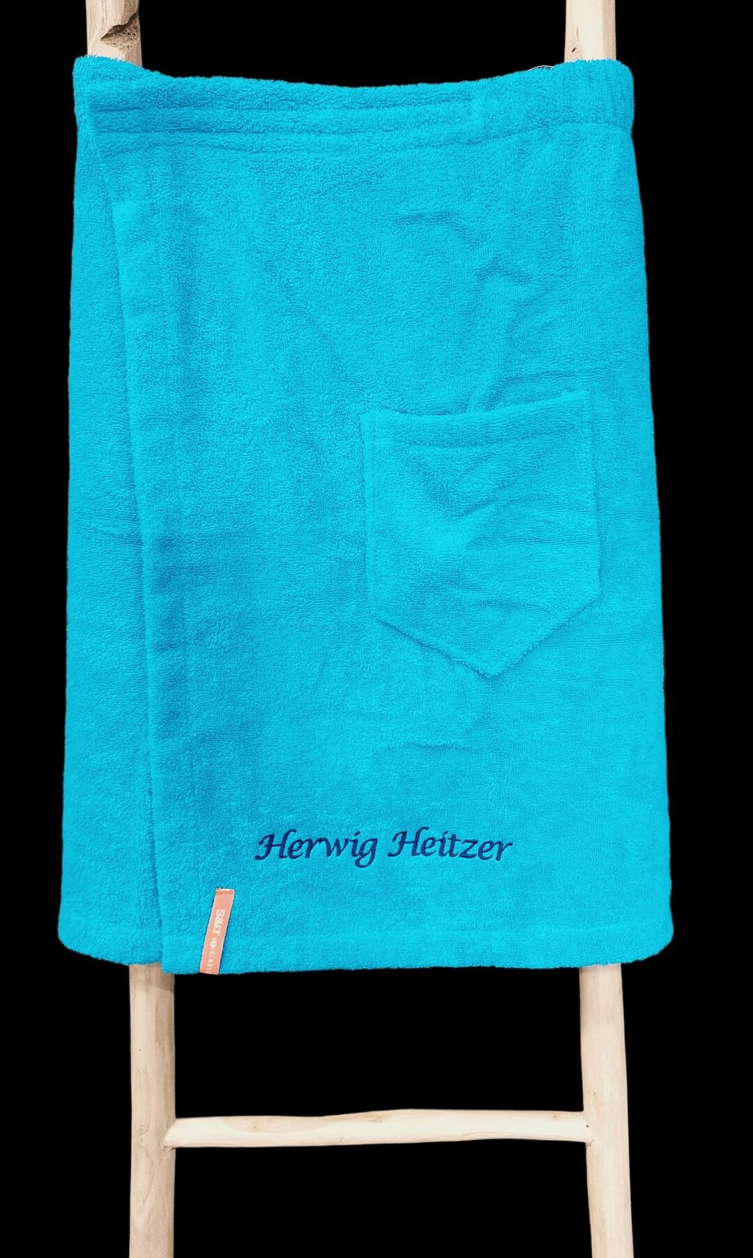 Men's Terry Sauna Kilt With Name Embroidery - 100% Turkish Cotton ...