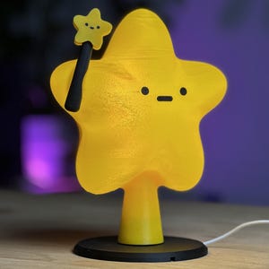 Hoshi Star Tree Topper Lamp – LED Tabletop Christmas Light, Night Light ...