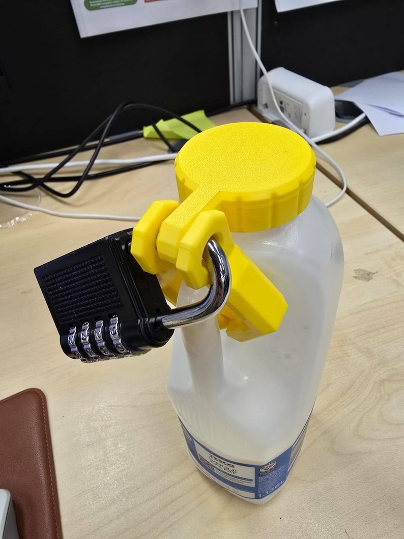 Milk Lock: 3D Printed Milk Protector With Optional Padlock UK - Etsy UK