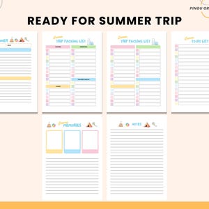 2025 Summer Planner Kids Chore Chart Template Reading Log Printable ...