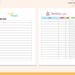 2025 Summer Planner Kids Chore Chart Template Reading Log Printable ...