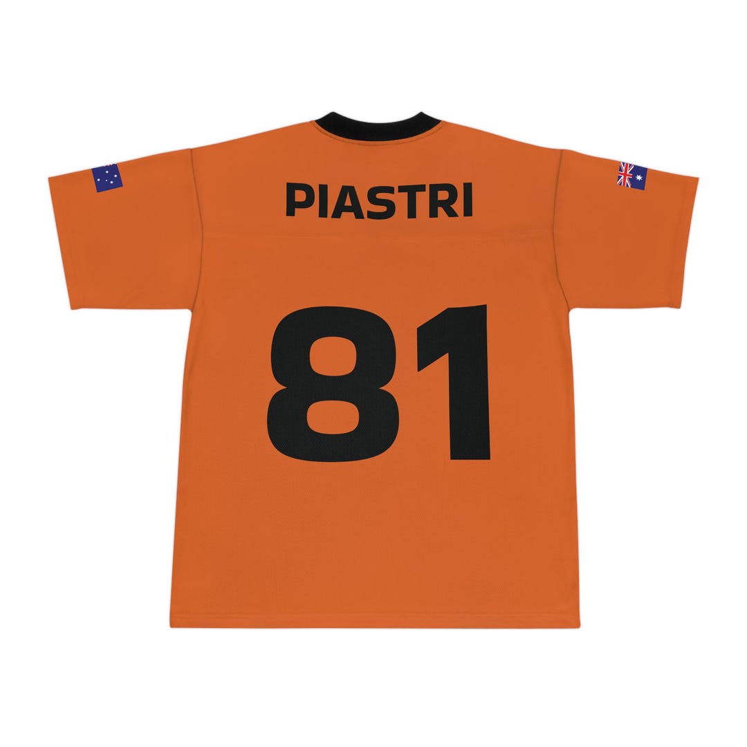 Oscar Piastri F1 Formula 1 Mclaren Baseball Jersey, Orange Fan Gift ...