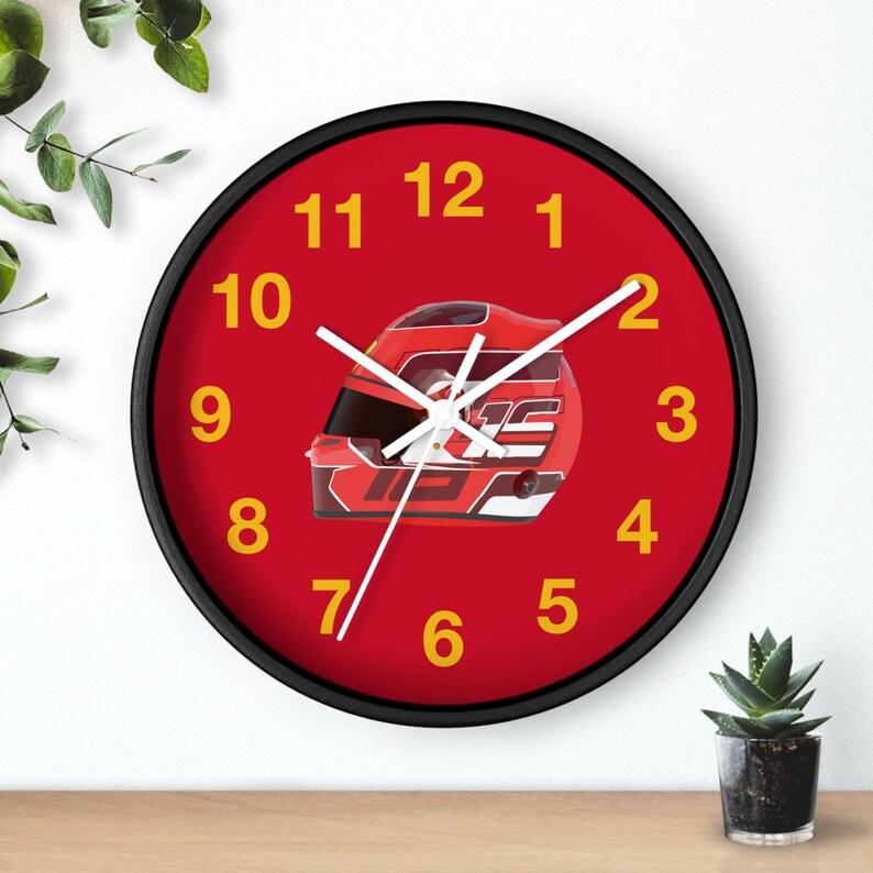 Lando Norris F1 Mclaren Driver Helmet Wall Clock, Motorsports Home ...