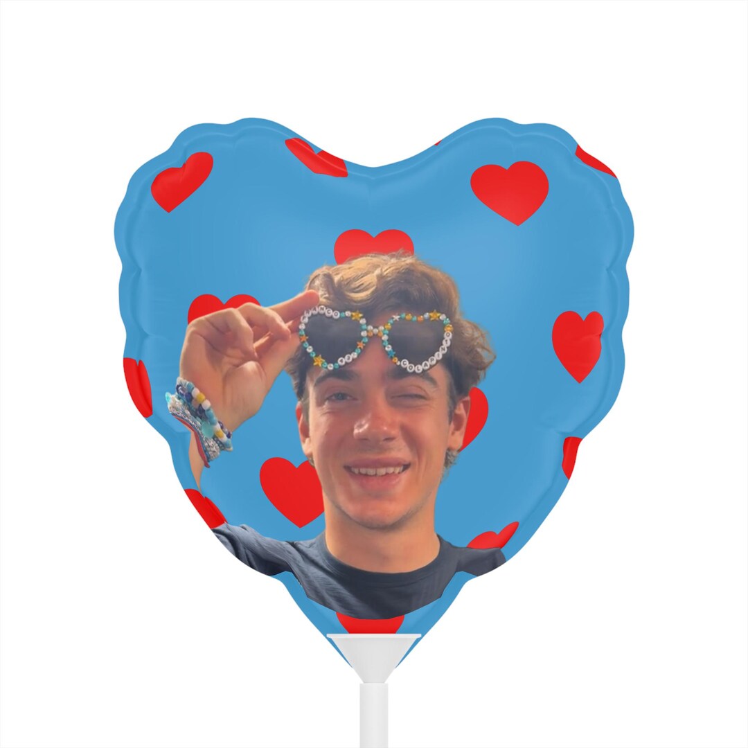 Franco Colapinto Balloons Heart Shaped Decor, F1 Fans, F1 Formula 1 ...