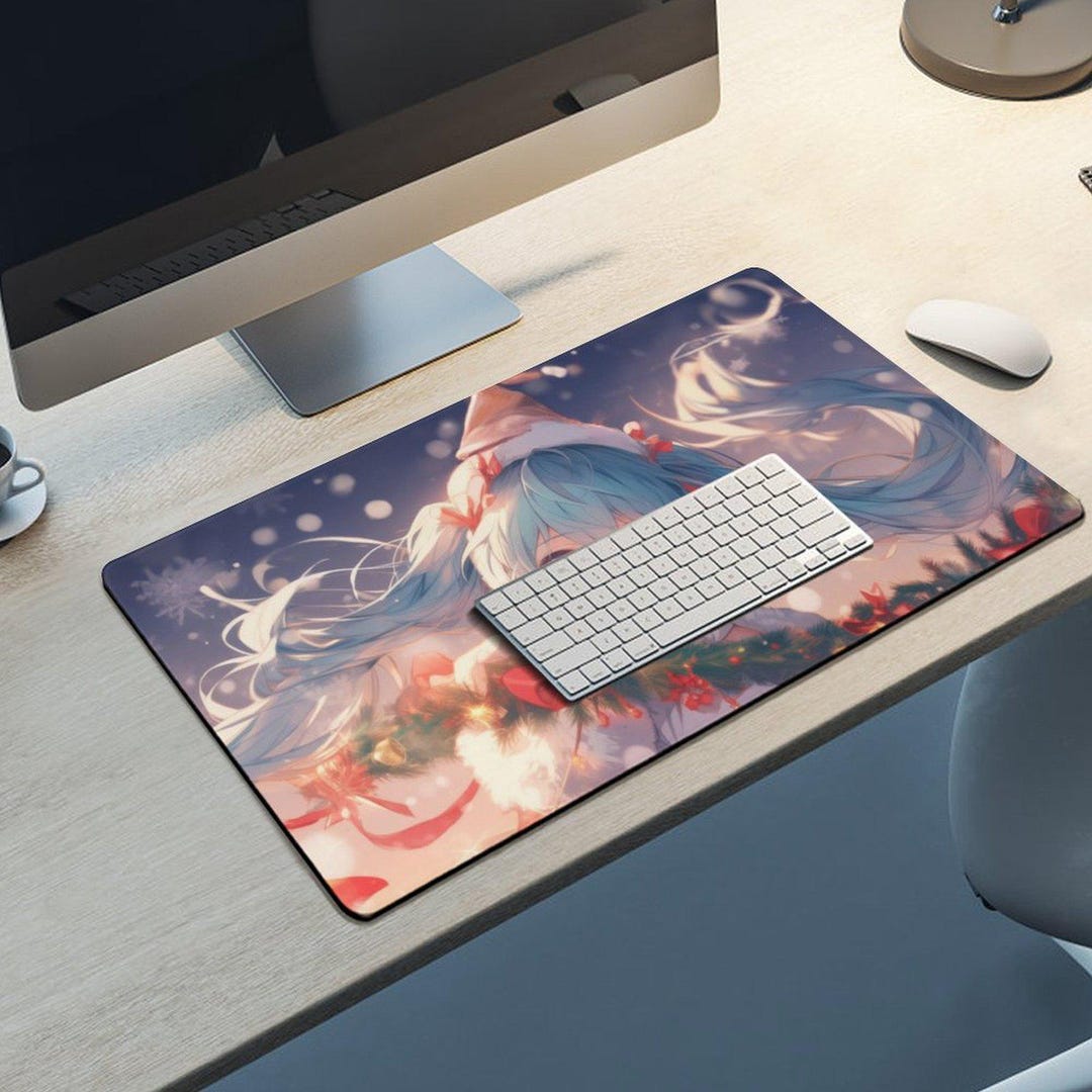 Limited Edition Hatsune Miku Desk Mat - Anime Gamer Mouse Pad With Non ...