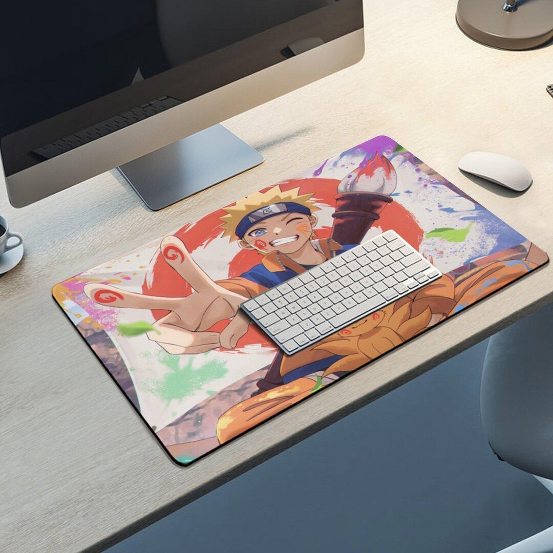 Naruto Uzumaki & Mini Kurama Anime Mouse Pad - Artistic Ninja Art ...