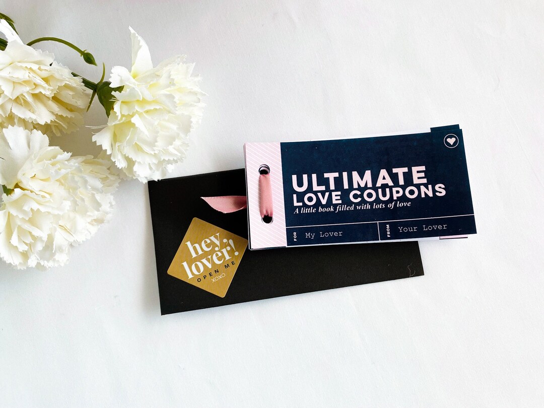 Custom Ultimate Love Coupons Love Vouchers Gift for Husband Gift for ...