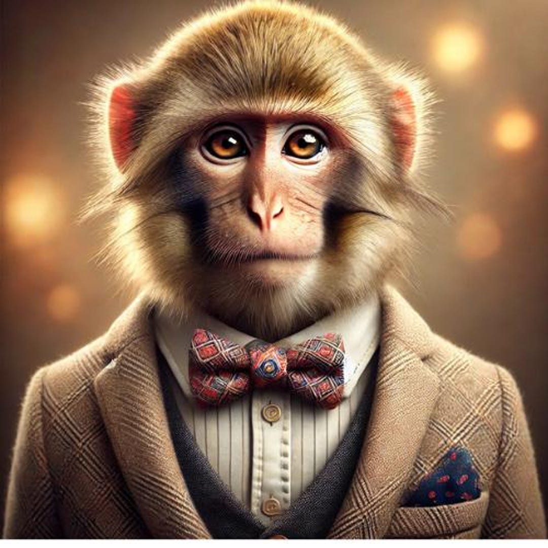Real Monkey Art | Canva Templates, Clipart, Digital Art, Planners ...