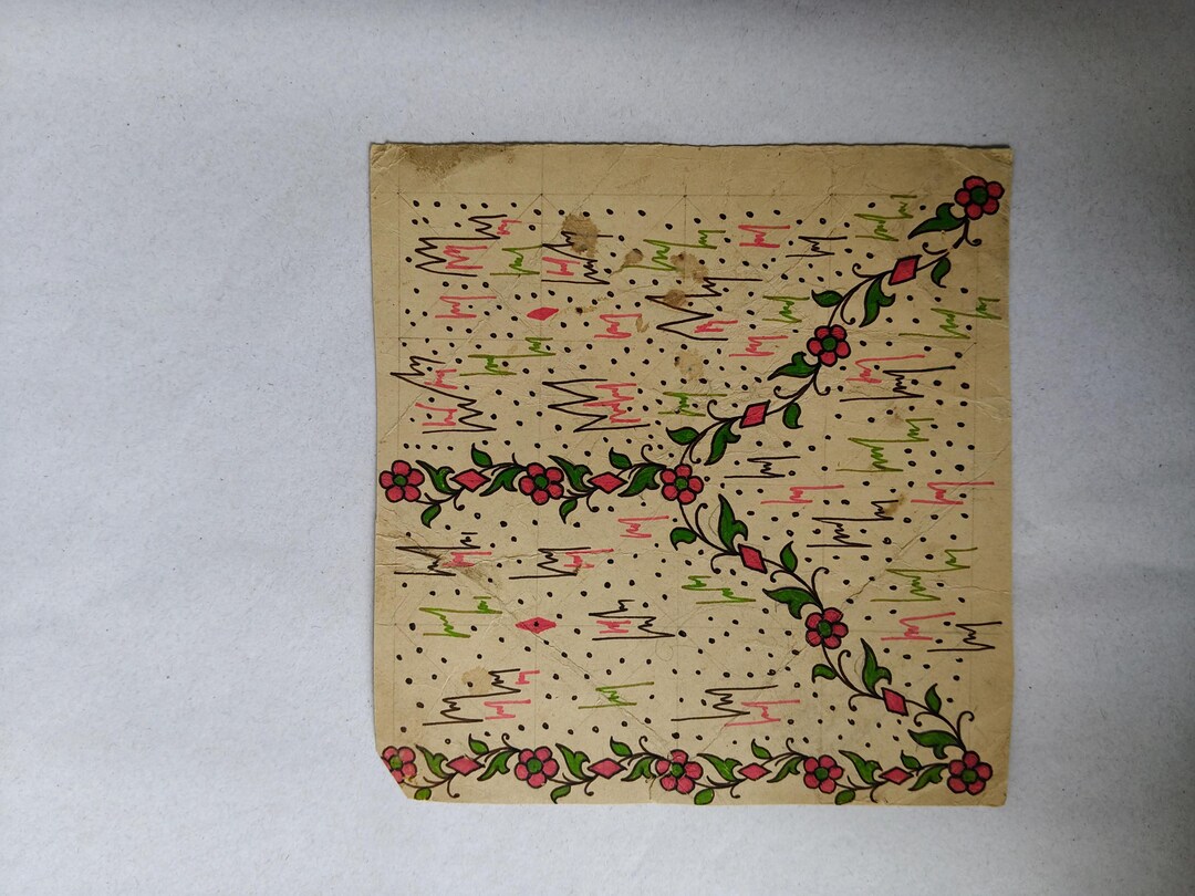 Indian Paper Painting Rare Find Vintage Collection for Decor Home - Etsy