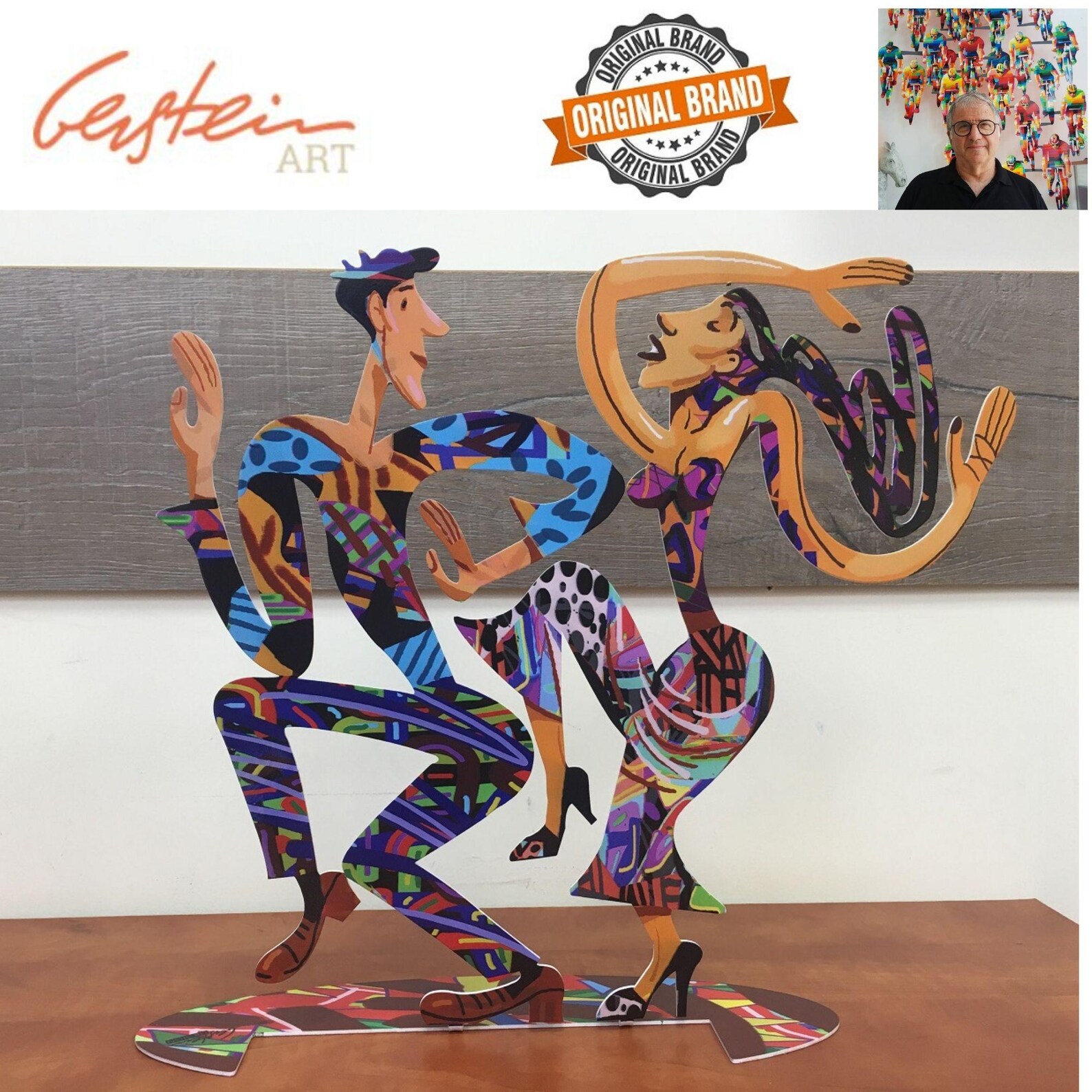 David Gerstein Art Dancers Metal Modern Sculpture-new Dancers - Etsy