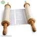 Handmade Judaica Big Big Sefer Torah Printed Scroll Book Hebrew Bible ...
