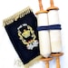 Big Sefer Torah Scroll Book Bible Hebrew&velvet Cover Israel 18.5"\47cm ...