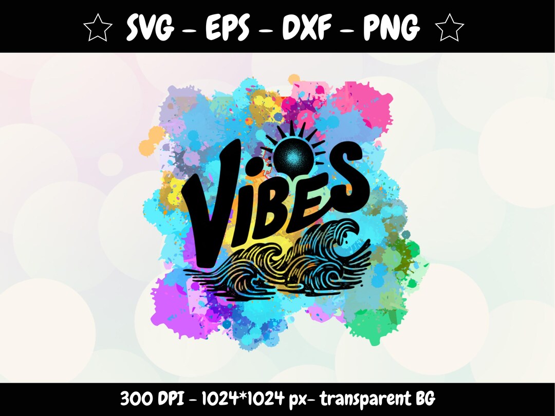 Waves SVG: Design for Cricut, Commercial Use, Ocean, Tropical Clipart ...