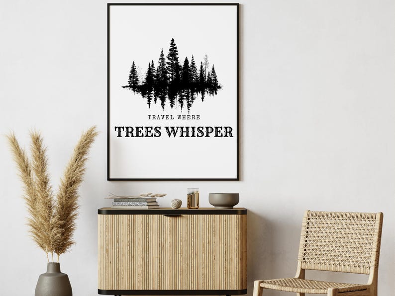Forest, Forest Wall Art, Mountain Art, Pine Trees, Mountain Scene Svg ...