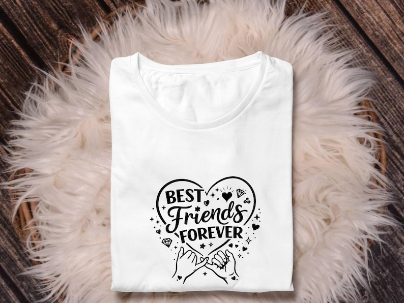SVG de Melhor Amiga - SVG de Amizade | SVG de Amizade | Camiseta com ...