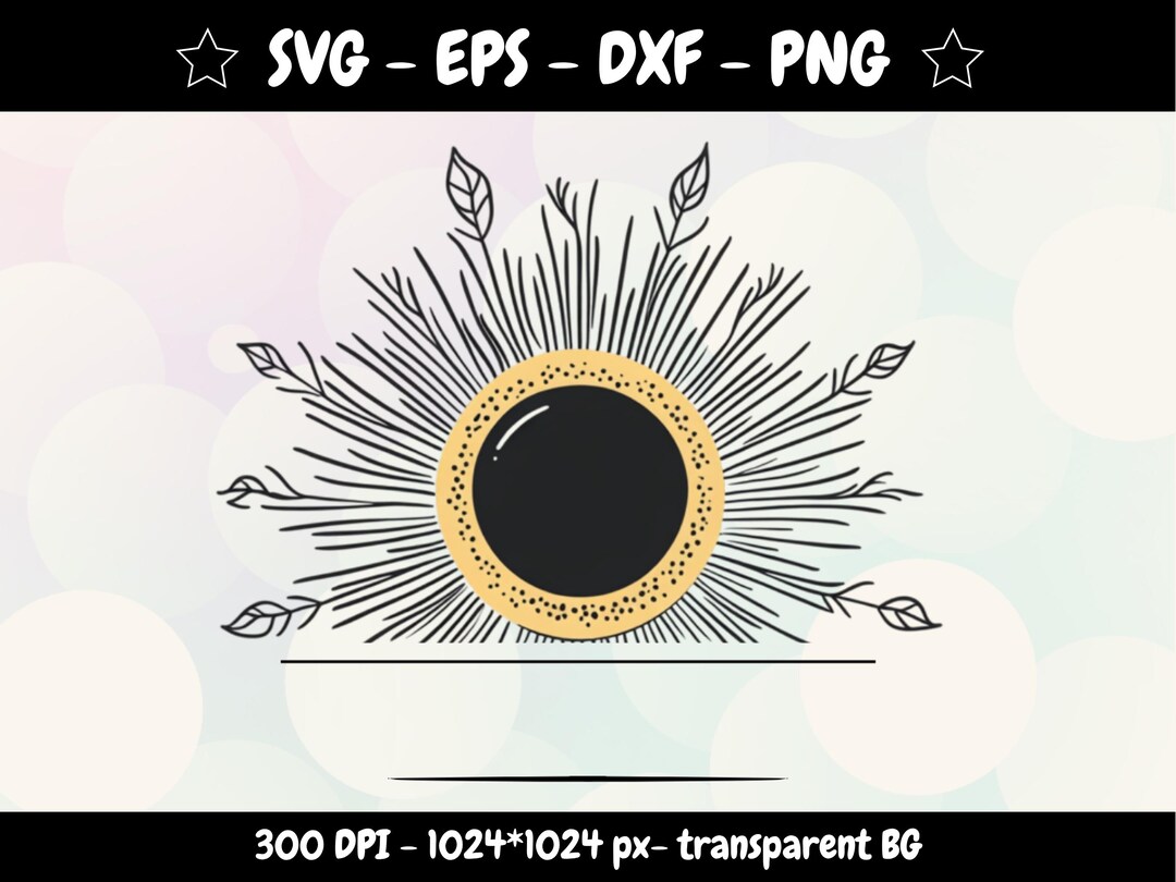 Sun SVG: Design for Cricut, (commercial Use, Digital Download) - Etsy