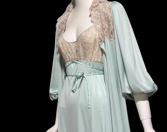 Vintage LUCIE ANN Claire Sandra, Nightgown Robe Set, Neiman Marcus ...