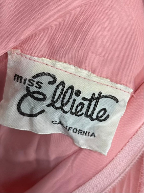 vintage 1960s pleated chiffon dress, Miss Elliette ti… - Gem