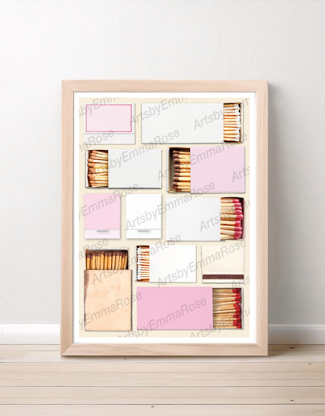 Digital Match Box Template - Etsy