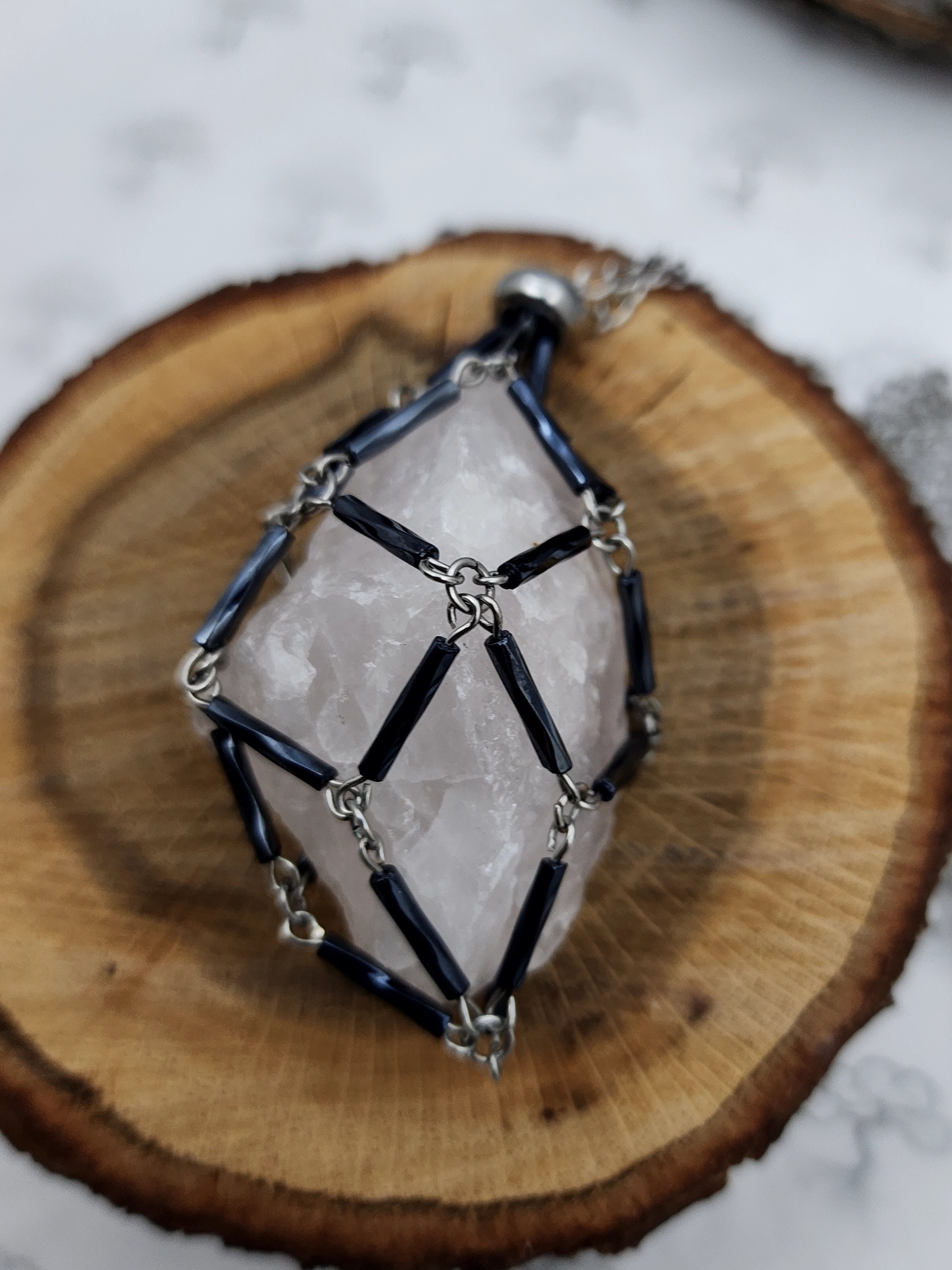 Crystal Holders 4 Different Styles 24 Long Chain - Etsy