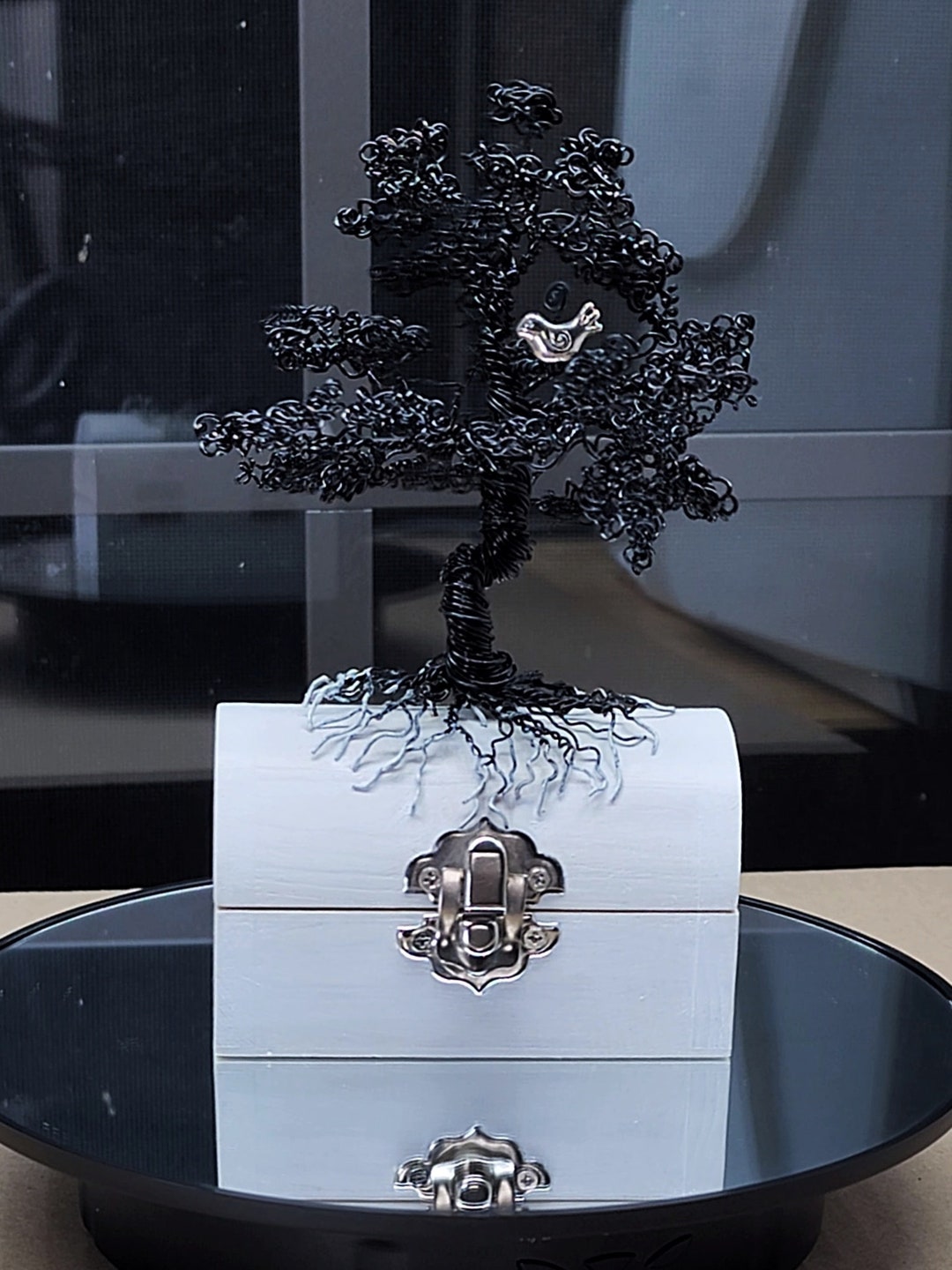 Snowbird Dancing Tree of Life Wire Bonsai Sculpture 6.5 Inches Tall - Etsy