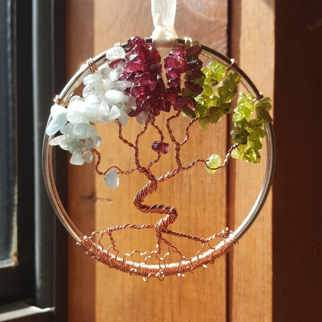 Custom Family Birthstone Tree of Life - Etsy