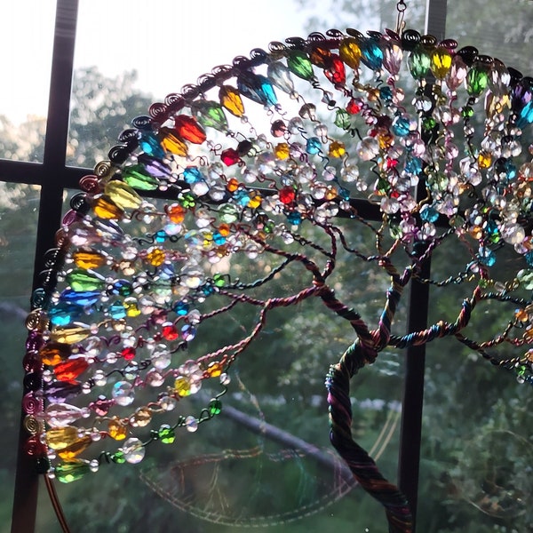Wire Tree Suncatcher - Etsy