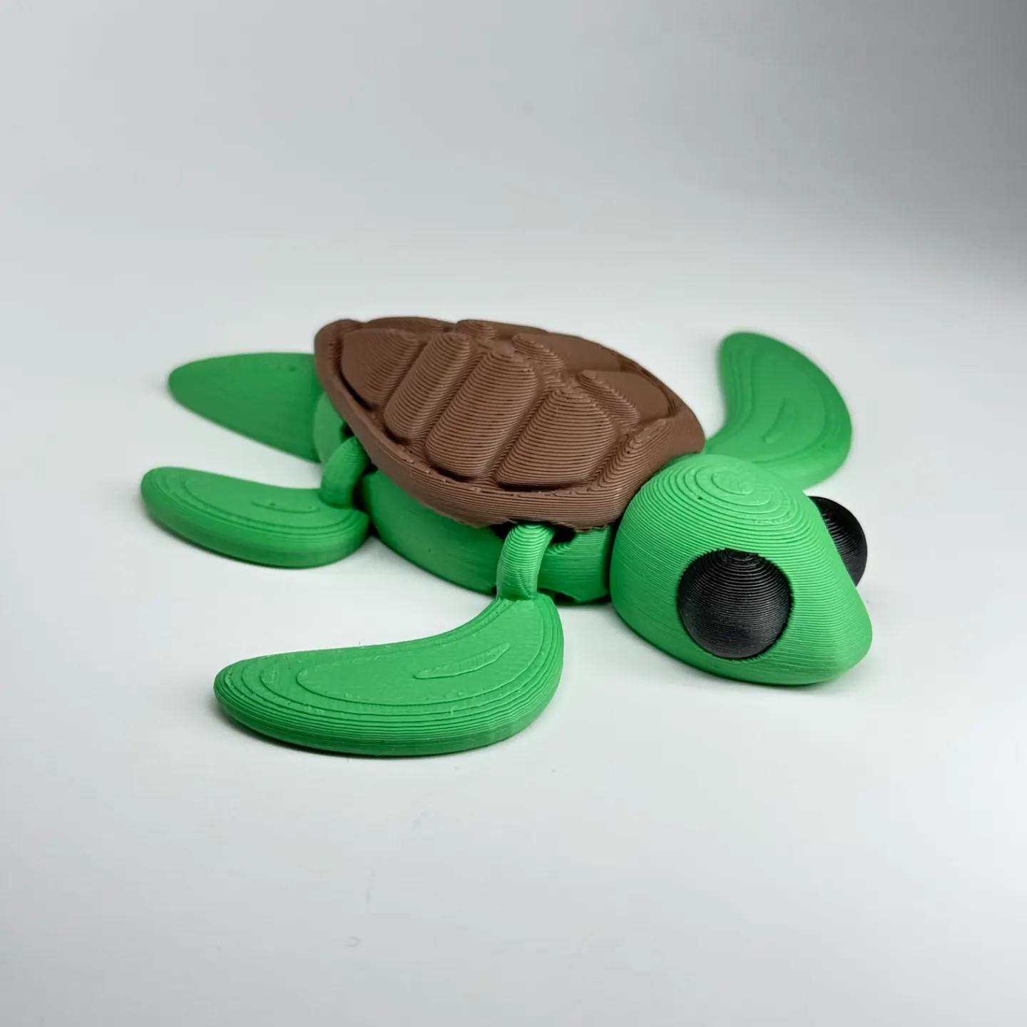 Cute Articulating Sea Turtle - Etsy