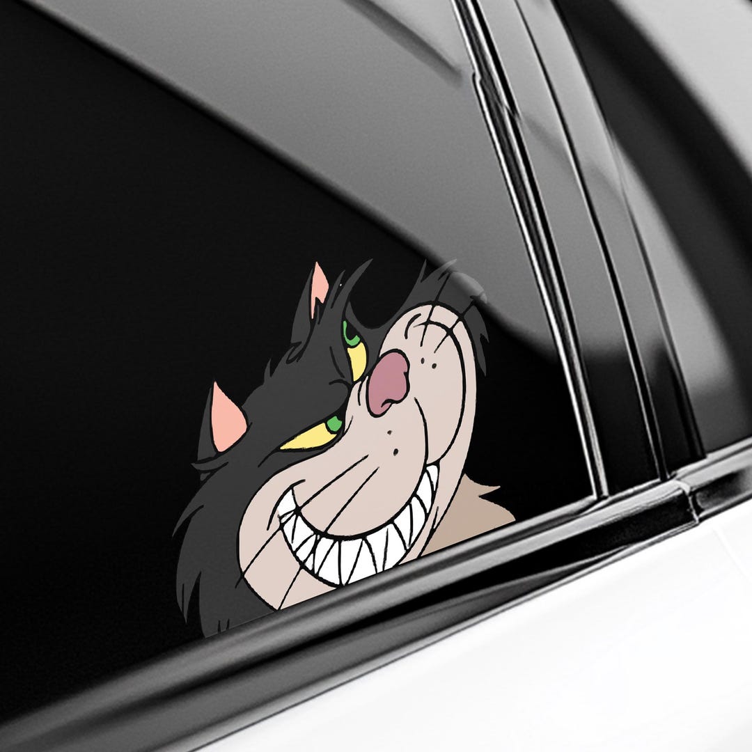 Lucifer Peekapoo Peeker Peeking Car Window Decals - Bumper Waterproof ...