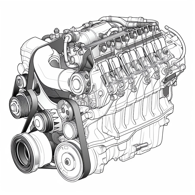 Little Mechanic's Coloring Book - Etsy