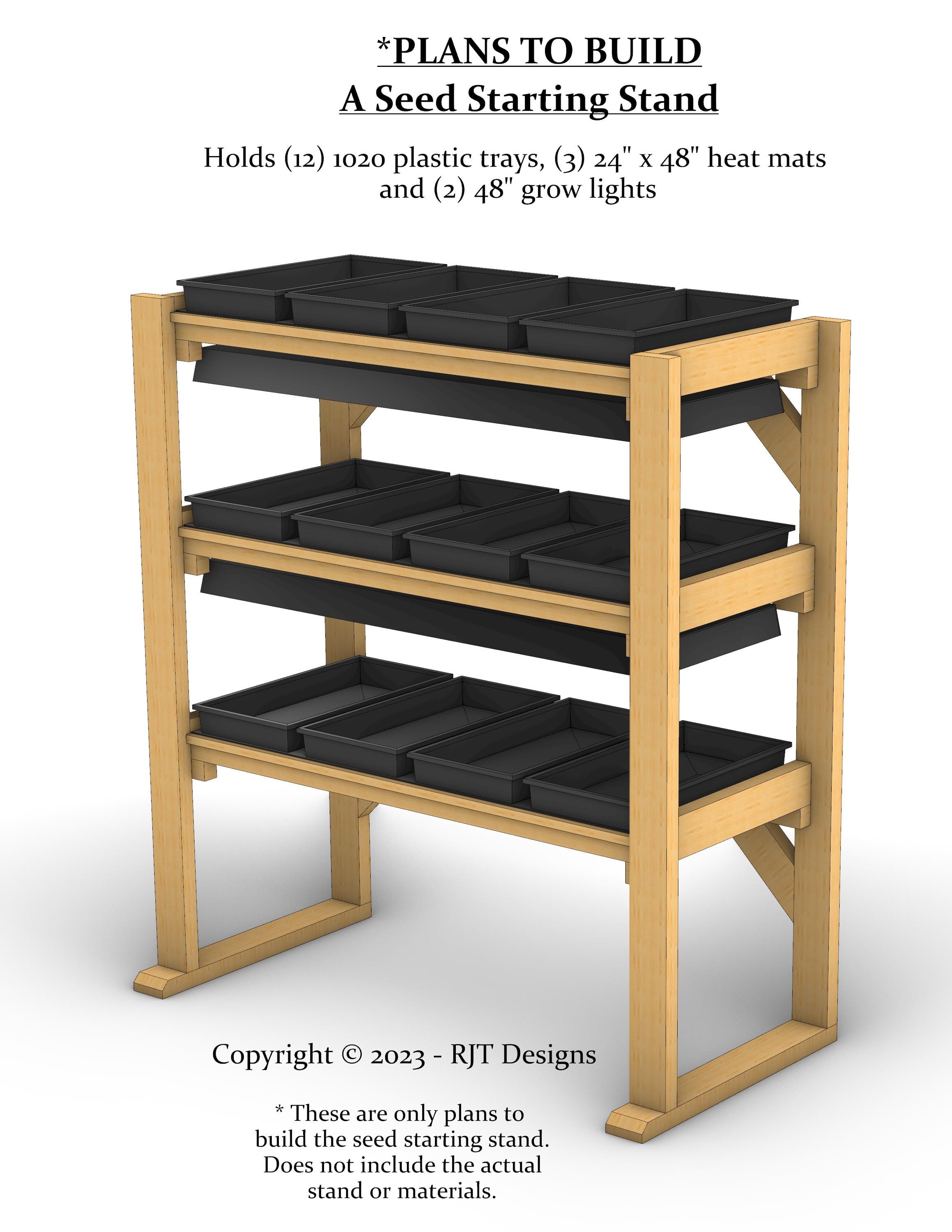 Seed Starting Stand Plans- PDF Version - Etsy