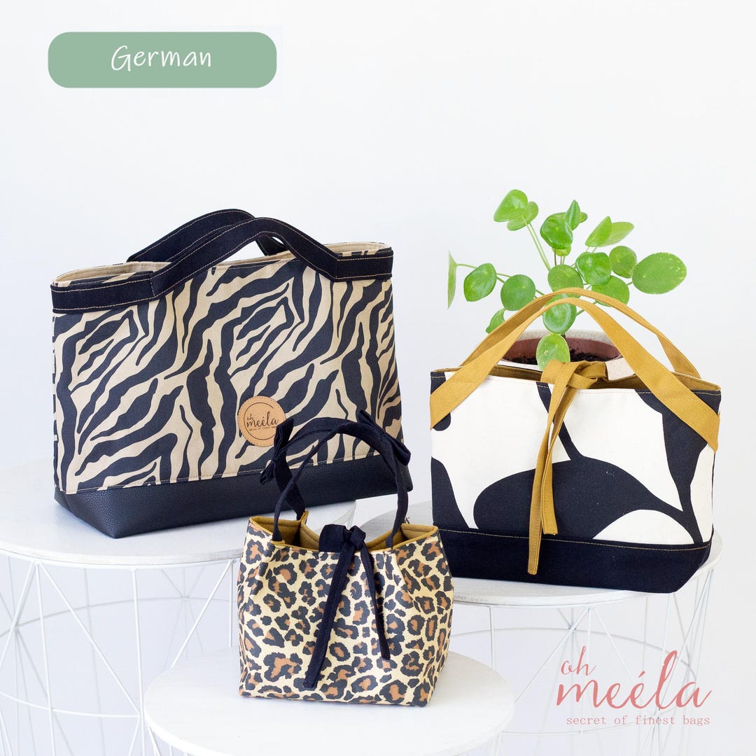 Ohtaaki Mini-midi-big German * Bag - Combo Ebook Gift Bag / Tote Bag in ...
