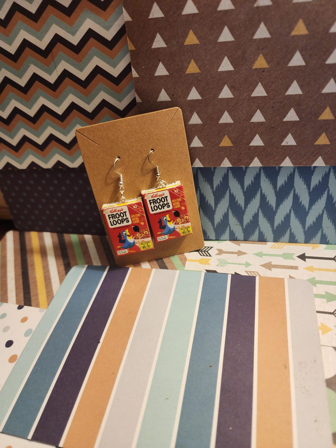 Mini Brands Retro Froot Loops Earrings - Etsy