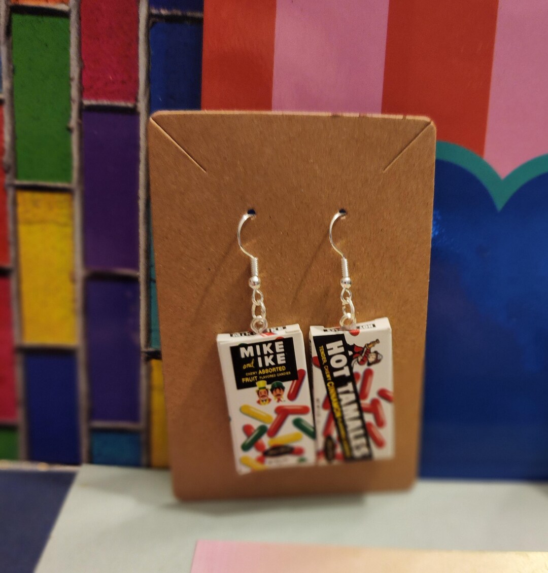 Mini Brands Mike/ike & Hot Tamales Mix Match Earrings - Etsy