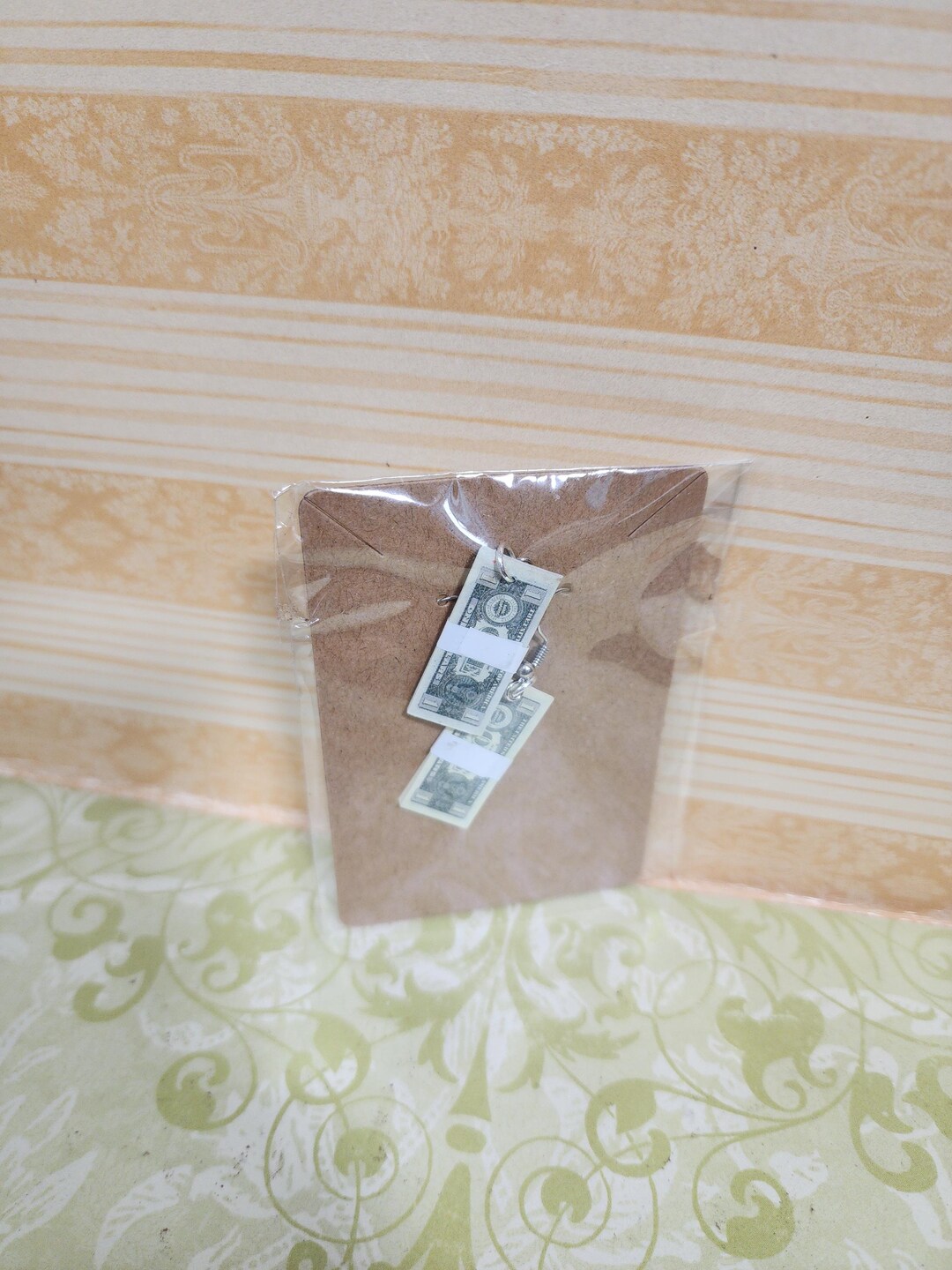 Mini Brands Money Stacks One Dollar Bill Earrings - Etsy
