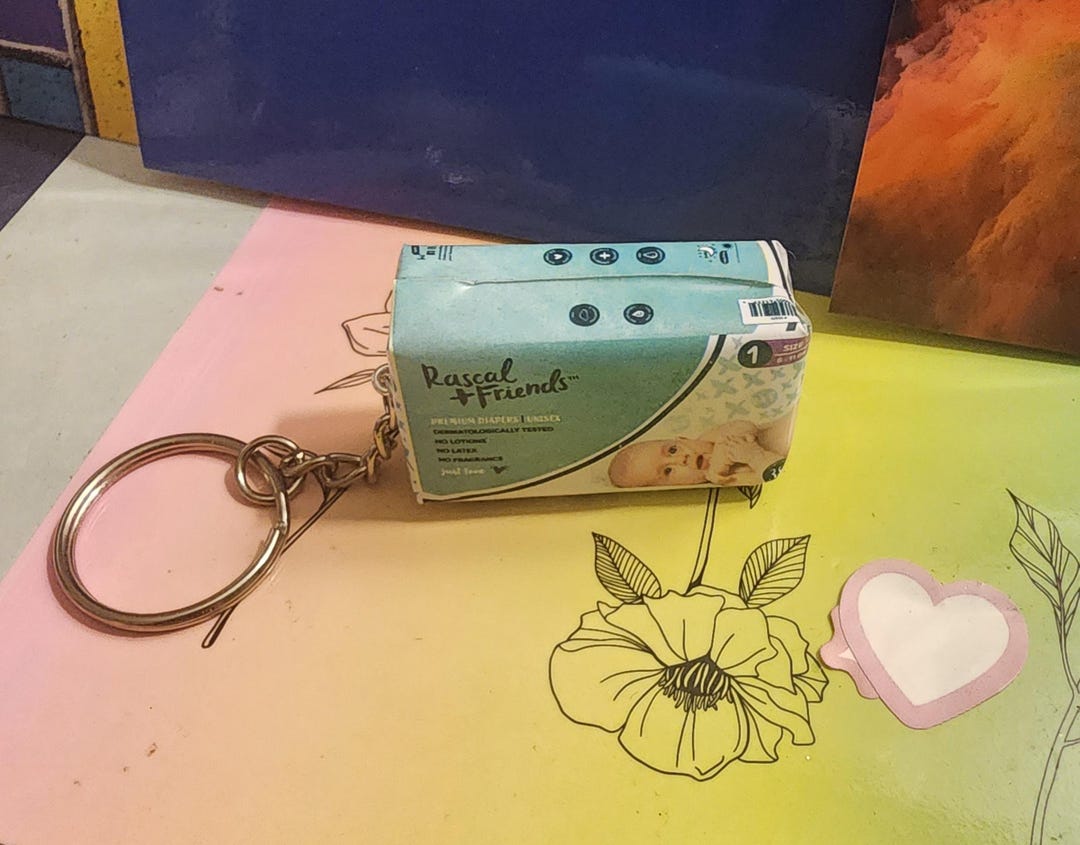 Mini Brands Rascal & Friends Diapers Keychain - Etsy