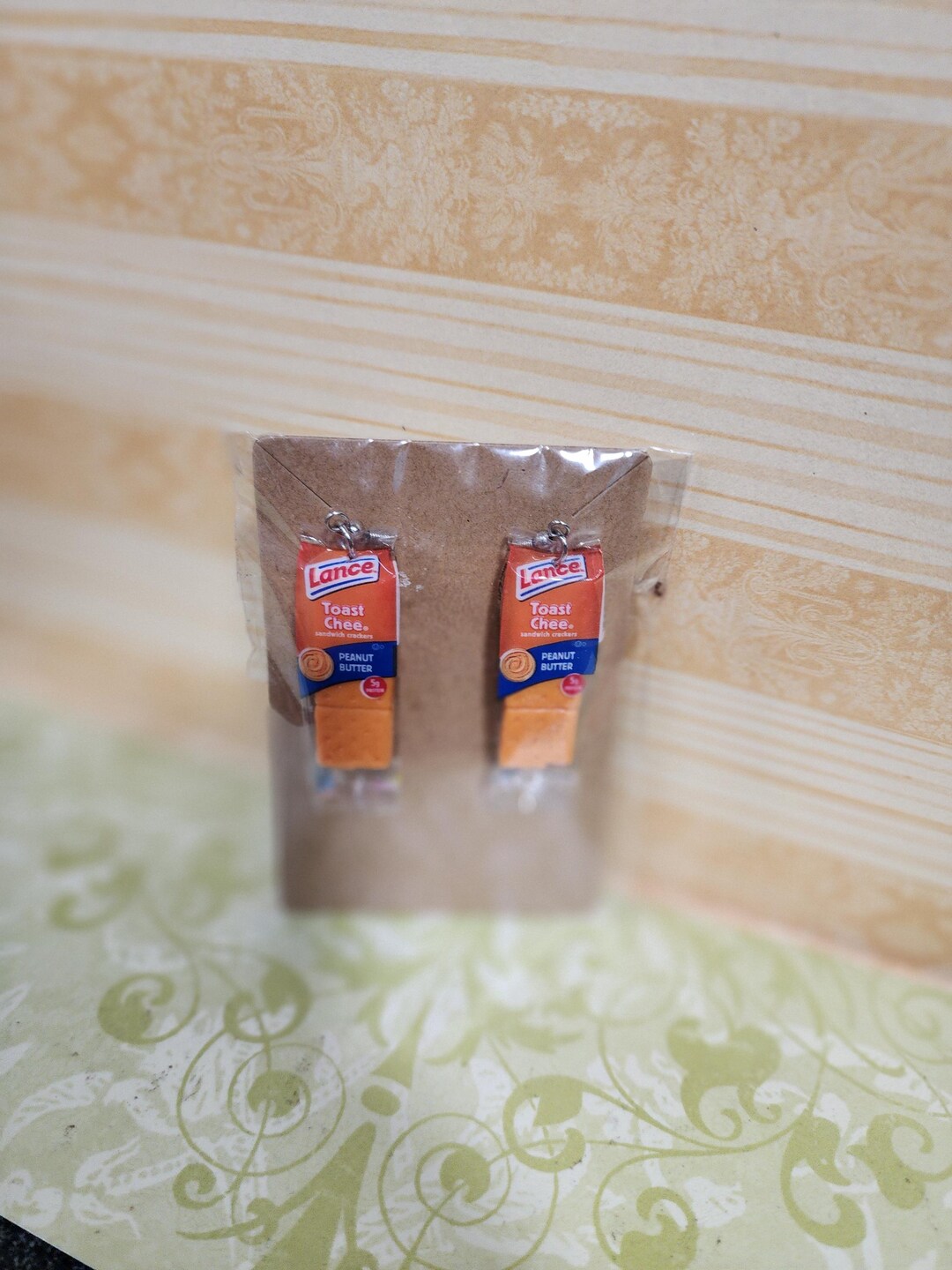Mini Brands Lance Toast Chee Peanut Butter Crackers Earrings Matching ...