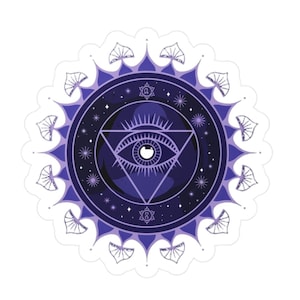 Third Eye Chakra Design, Intuition & Inner Wisdom, Cosmic Stars ...