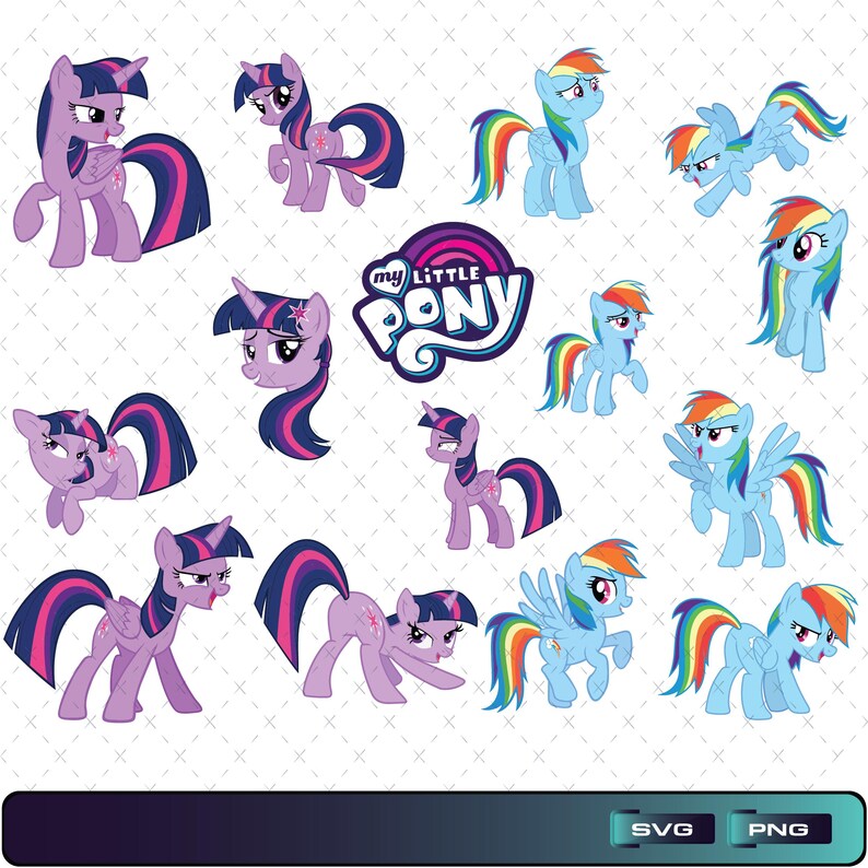 Pony SVG and PNG Files - Etsy