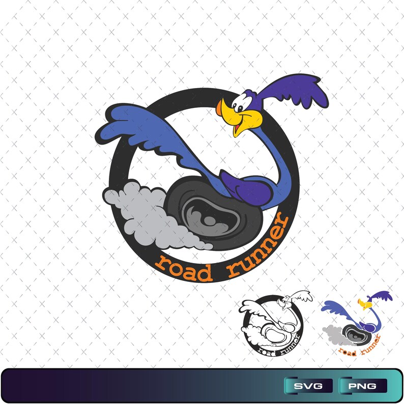 Road Runner SVG and PNG Files - Etsy