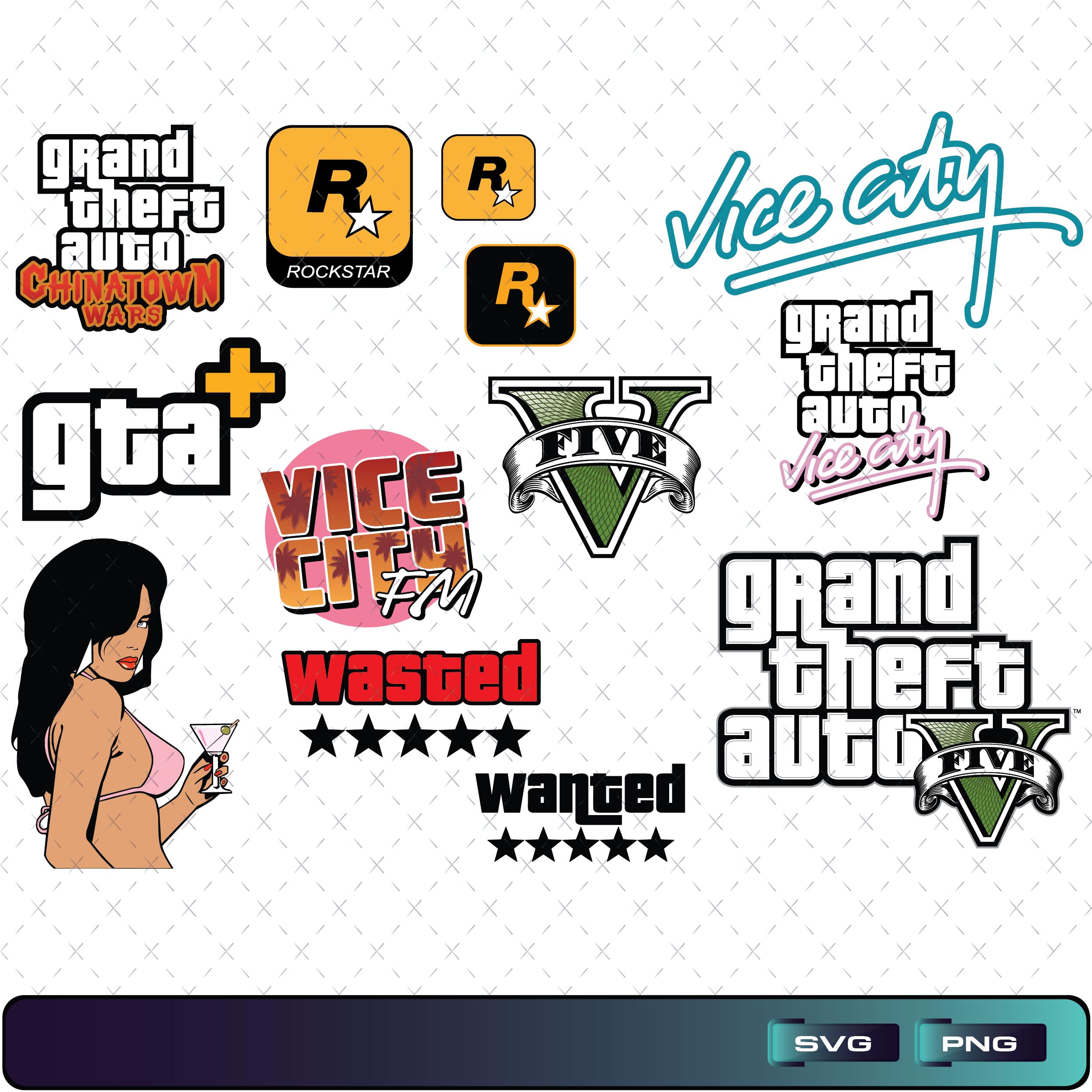 GTA SVG and PNG Files - Etsy UK