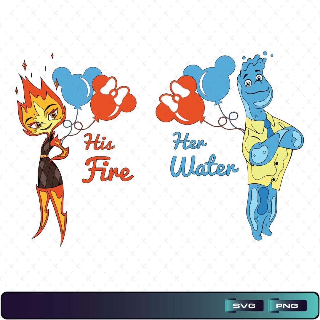 Elemental SVG and PNG Files - Etsy