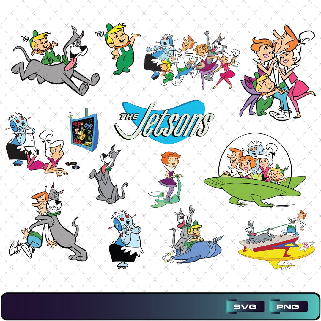 JETSONS SVG, and PNG Files - Etsy