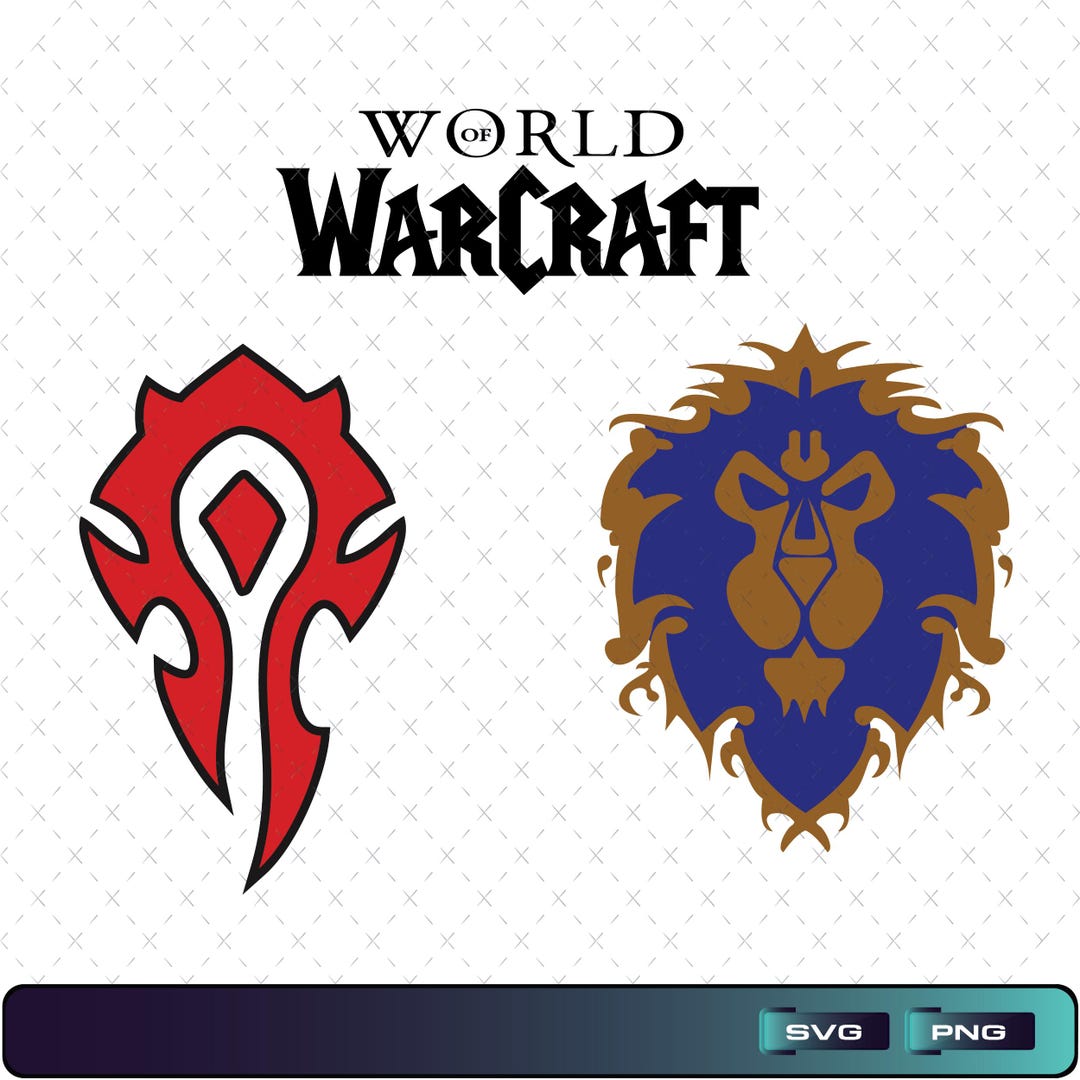 WARCRAFT SVG, and PNG Files - Etsy