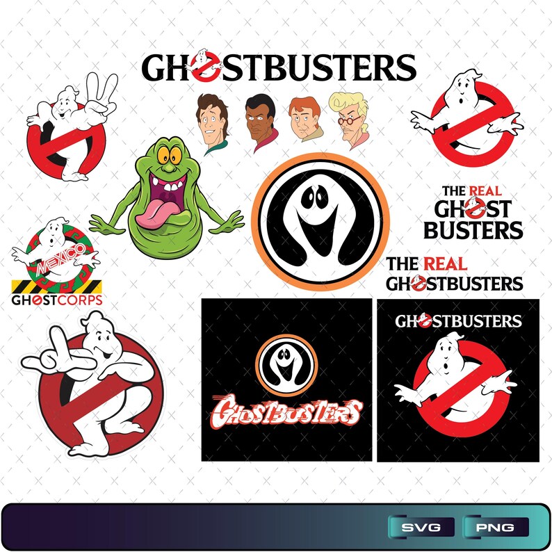 GHOSTBUSTERS SVG and PNG Files - Etsy
