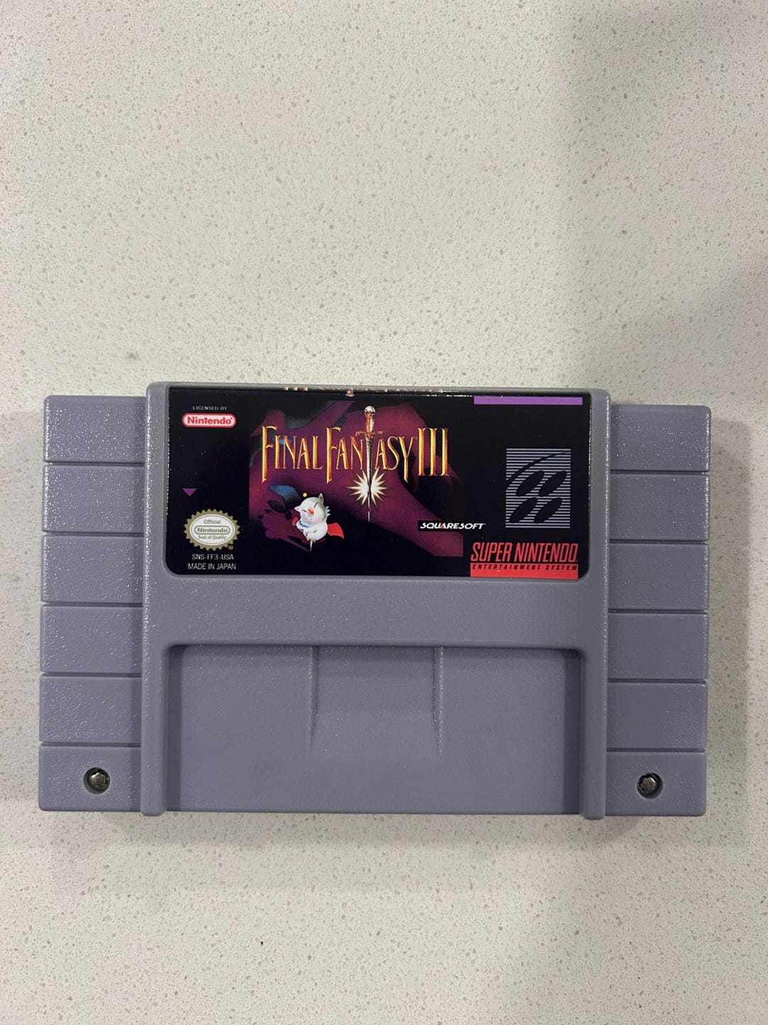 Final Fantasy III 3 FF3 (super Nintendo SNES) Game Cart - Etsy