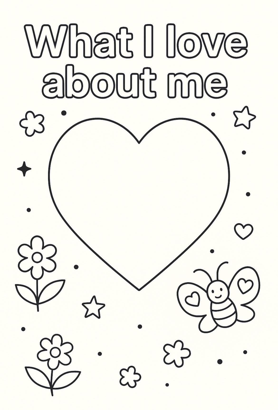 I Am Loved – A Printable Affirmation Coloring Book for Kids | Self-love ...